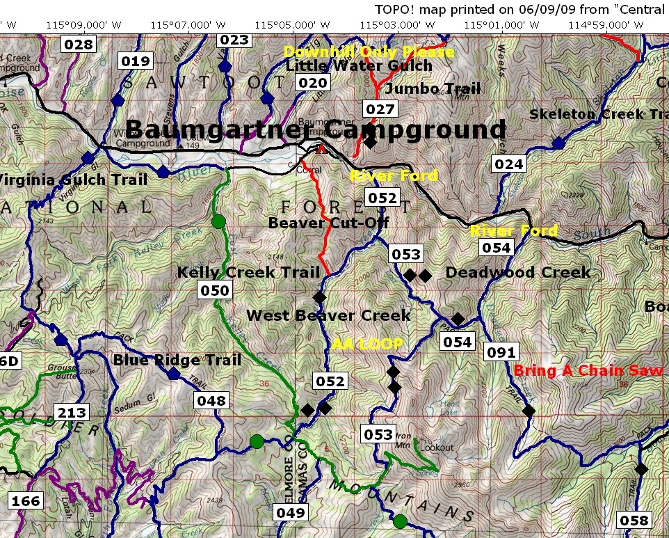 Trail Maps - Bill Dart Trail